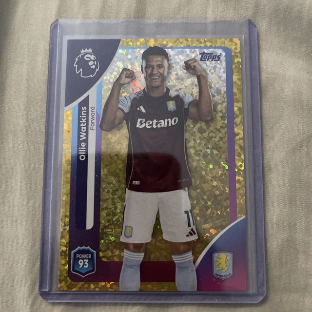 TOPPS PREMIER LEAGUE 2026 Ollie Watkins /50 £34.50 - PicClick UK