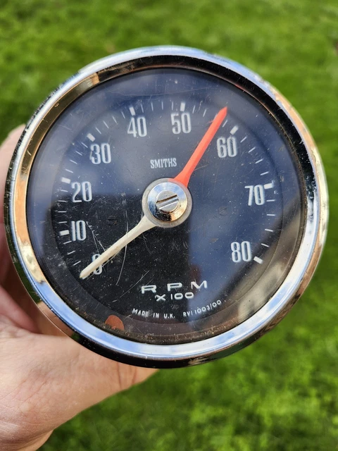 VINTAGE SMITHS REV Counter Tachometer RV1. £75.00 - PicClick UK