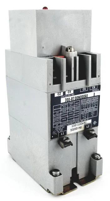 ALLEN BRADLEY 700-RT00N000A1 /B, Solid State Timer Relay, 110-120Vac ...