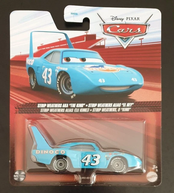 DISNEY PIXAR CARS Strip Weathers AKA The King Dinoco Race Team Car ...