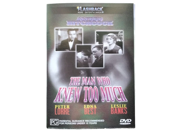 ALFRED HITCHCOCK THE man who knew too much 1934 DVD movie $7.88 ...