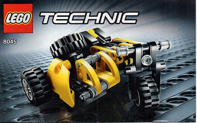 LEGO® TECHNIC 8045 Bauanleitung Mini-Teleskoplader - B-Modell - ONLY ...