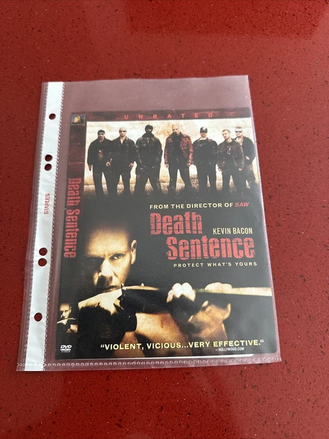 DEATH SENTENCE (DVD, 2009, Rated Unrated) Kevin Bacon Unrated Version ...