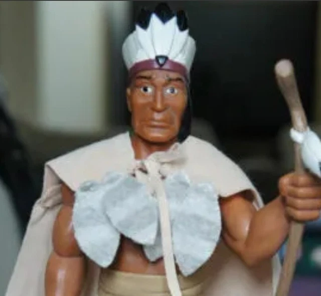 RARE DISNEY APPLAUSE 10" Chief Powhatan Doll Action Figure Pocahontas ...