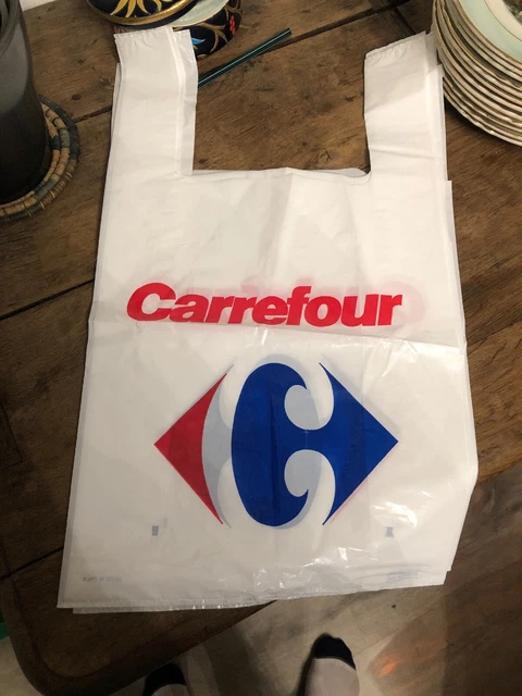 ANCIEN SAC DE Caisse Carrefour Vintage Plastique EUR 9,95 - PicClick FR