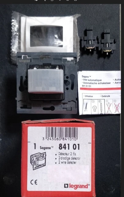 LEGRAND SAGANE INTERRUPTEUR automatique à dérogation 2 fils 84101 - 40 ...