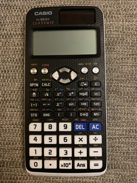 CASIO FX-991EX CLASSWIZ Scientific Calculator - Black £16.13 - PicClick UK