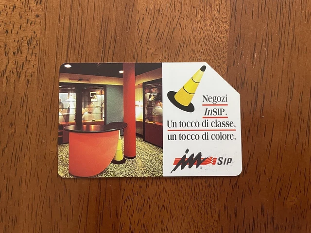 NEGOZI INSIP UN Tocco Di Classe Un Tocco Di Colore - Scheda Telefonica EUR 89,90 - PicClick IT