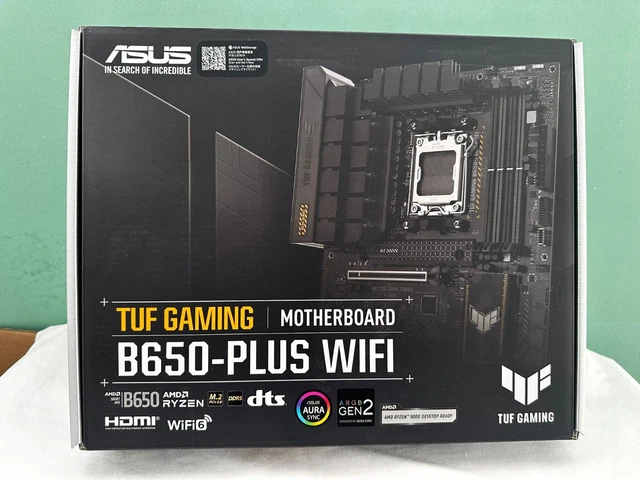 ASUS TUF GAMING B650-PLUS WIFI, AMD B650, AM5, DDR5, PCIe 4.0 £156.68 - PicClick UK