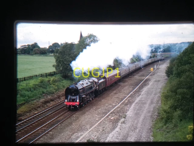 17017 35MM SLIDE Steam Locomotive BR British Railway 92220 PASSENGER ...