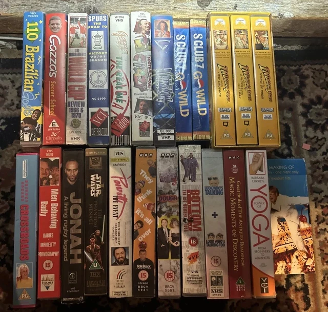 JOB LOT BUNDLE VHS Tapes x24 £19.99 - PicClick UK