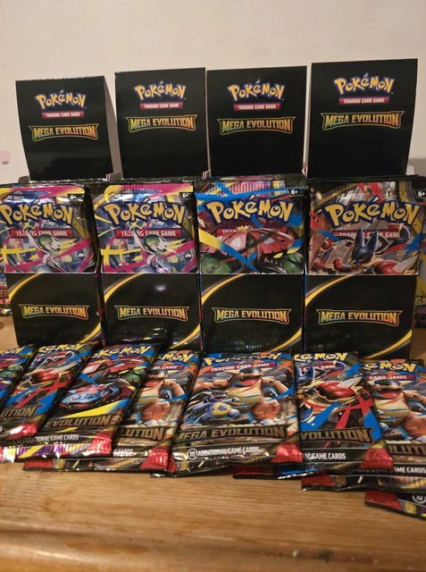 POKÉMON TCG MEGA Evolution Single Booster Packs Brand New Sealed £8.10 ...