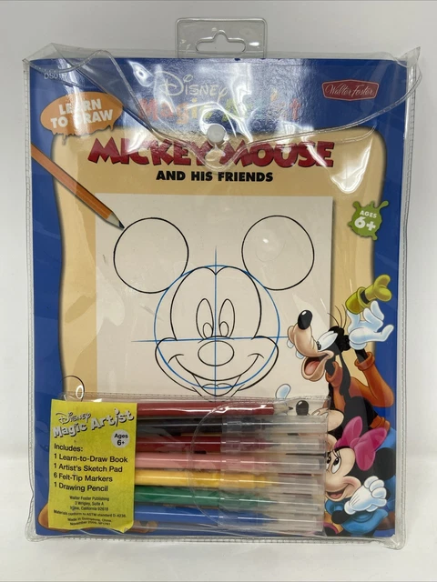 WALT DISNEY MAGIC Artist Learn To Draw Mickey Mouse And His Friends $21 ...
