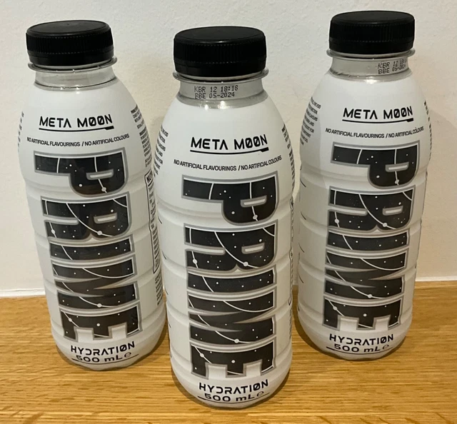 3 X PRIME Hydration Drink by Logan Paul & KSI 500ML - META MOON Flavour ...
