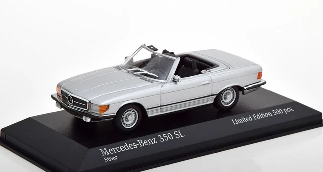 MERCEDES 350 SL R107 Roadster 1974 Silver Minichamps 943033433 1/43 ...