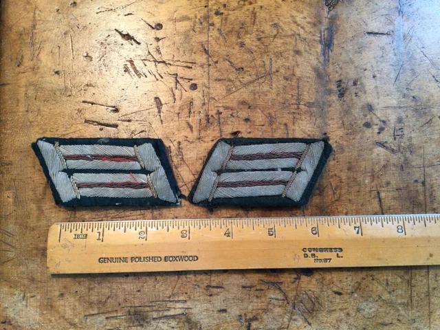 WW2 GERMAN COLLAR Rank Taps . £16.00 - PicClick UK