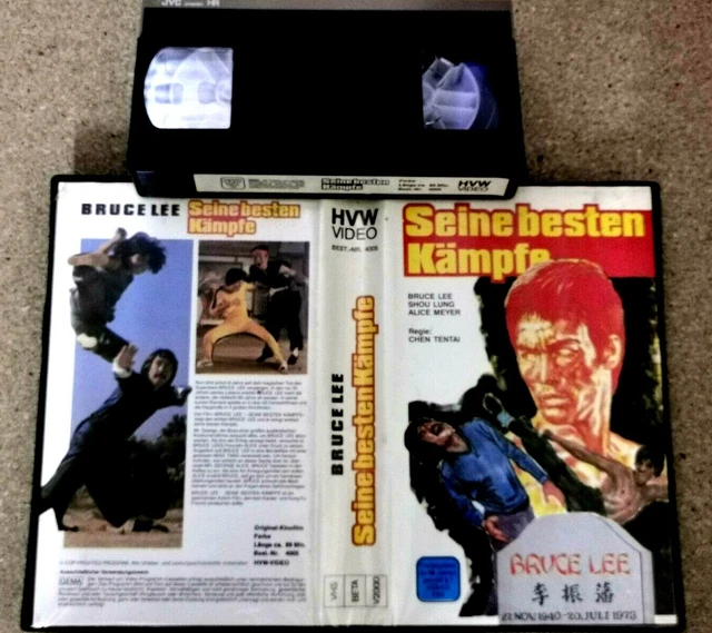 VHS KARATE EASTERN Rarität " BRUCE LEE - SEINE BESTEN KÄMPFE " HVW Video £5.39 - PicClick UK