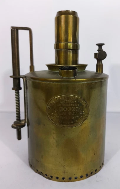 ANCIENNE LAMPE A Pétrole A Réverbère A. Robert Paris Antique Petroleum ...