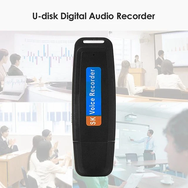 PORTABLE RECHARGEABLE U-DISK USB Digital Audio Voice Recorder ...