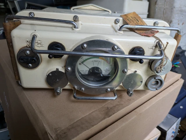 VINTAGE COLD WAR 1950s Geiger Counter Meter - 5CG0012 £70.00 - PicClick UK