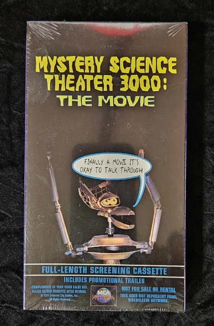 MYSTERY SCIENCE THEATER 3000: The Movie, VHS new, factory sealed, MCA watermark, £38.80 ...