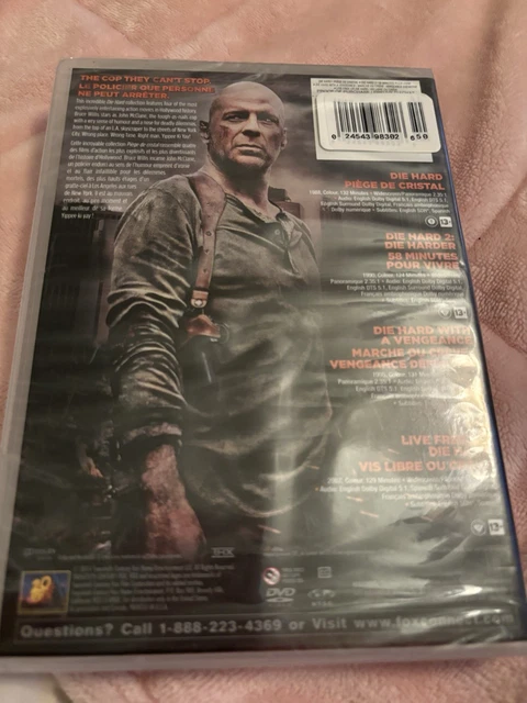 DIE HARD 4-FILM Colleciton DVD (brand new, bruce willis) $25.00 ...