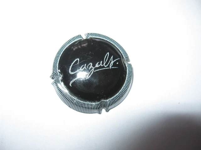 1 CAPSULE DE champagne Cazals N°4a noir striée lettres grises EUR 5,00 ...