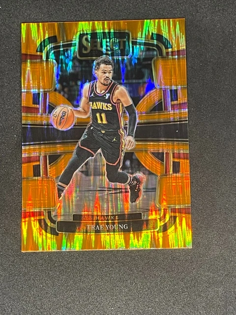 2023-24 PANINI SELECT #43 Trae Young Flash Orange Prizm Hawks EUR 1,12 - PicClick FR