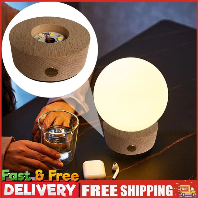 WOODEN LED LIGHT Display Bases LED Wood Display Base Resin Lamp Display ...