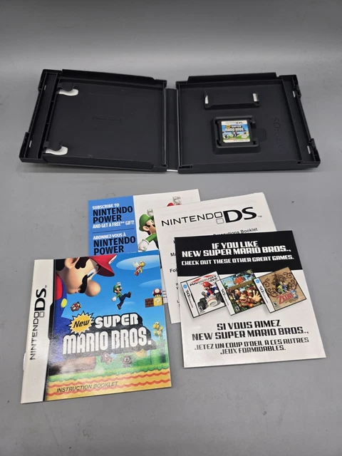 NINTENDO DS NEW Super Mario Bros Tested & Working CIB Authentic Copy ...