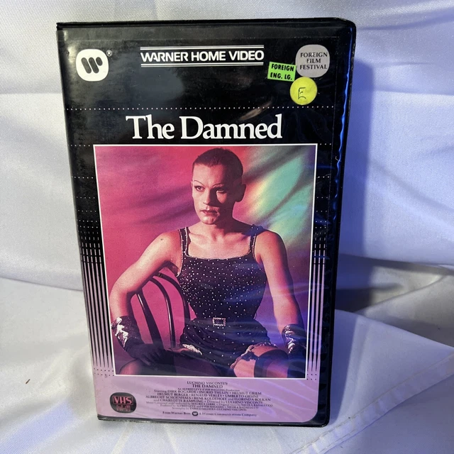 THE DAMNED CLAMSHELL VHS Tape 1969 (Warner Home Video 1985), tested ...