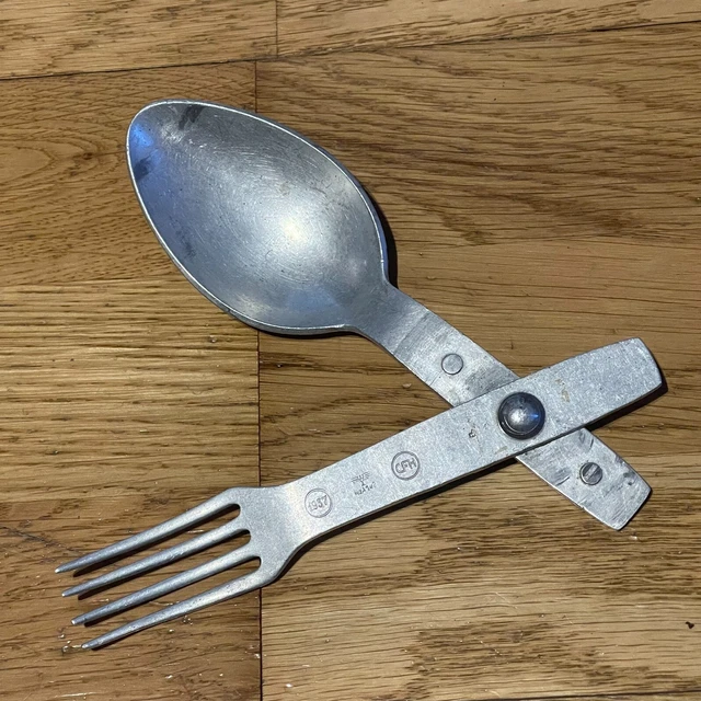 WH ORIGINAL WK2 Löffel Gabel Wehrmacht 1937 WaA - German Army Fork ...