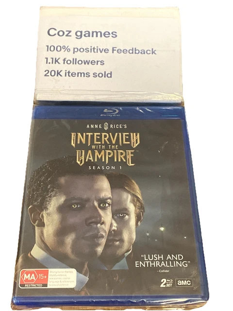 INTERVIEW WITH THE Vampire Season 1 Series One Blu-Ray Region B Brand ...