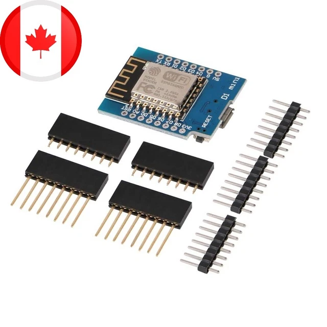 MODULE SANS FIL Ethernet WeMos D1 Mini ESP8266 - Arduino, LUA, NodeMCU ...