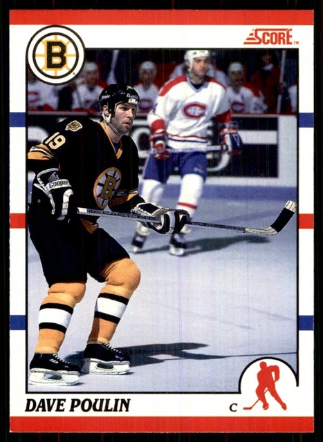 1990-91 SCORE CANADIEN Dave Poulin Boston Bruins #217 EUR 0,85 ...