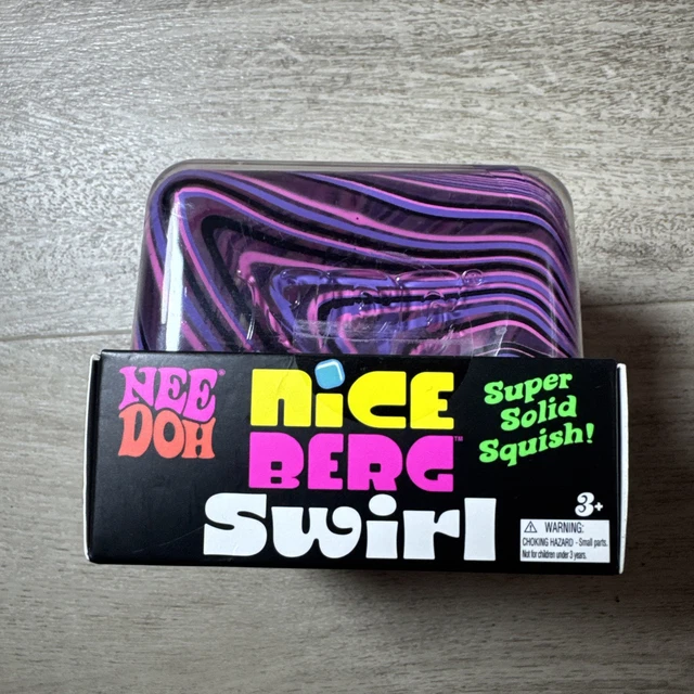 NEEDOH NICE BERG Swirl XL Giant Nee Doh Squishy Swirl Cube Stress Toy ...