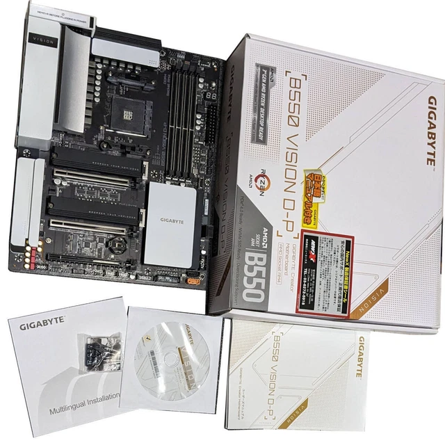 USED GIGABYTE B550 Vision D-P Win10Pro Digital License Socketam4 £314. ...