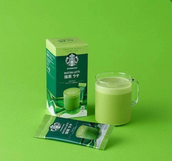 STARBUCKS PREMIUM MIX Matcha Latte Powder 4 sticks from Japan £11.86 ...