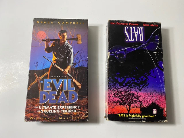 RARE HORROR VHS LOT The Evil Dead (VHS, 1998) Bruce Campbell & Bats £18 ...