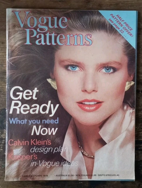 VINTAGE VOGUE PATTERNS Sewing Retro Fashion Magazine Catalogue Book ...