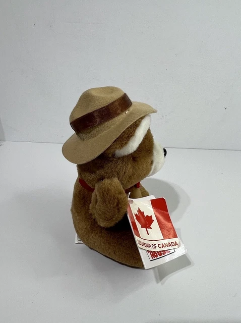 RCMP CANADA GRC Brown Bear Royal Canadian Mounted Police Stuffed Animal ...