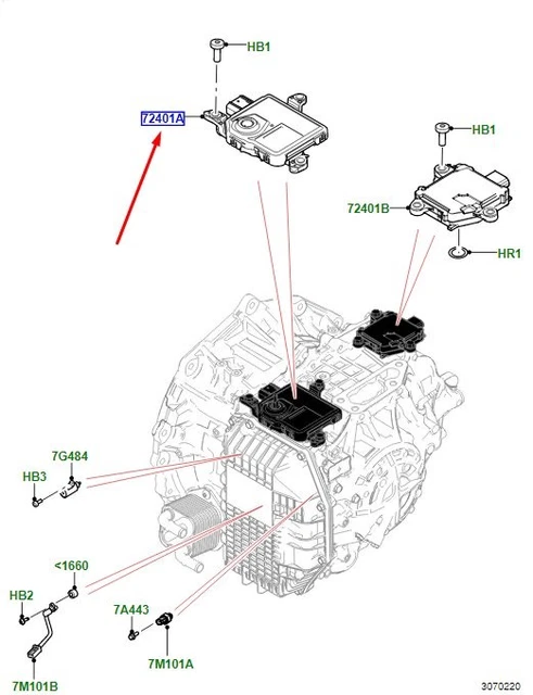LR RANGE ROVER EVOQUE L551 Transmission Control Module LR175151 NEW ...