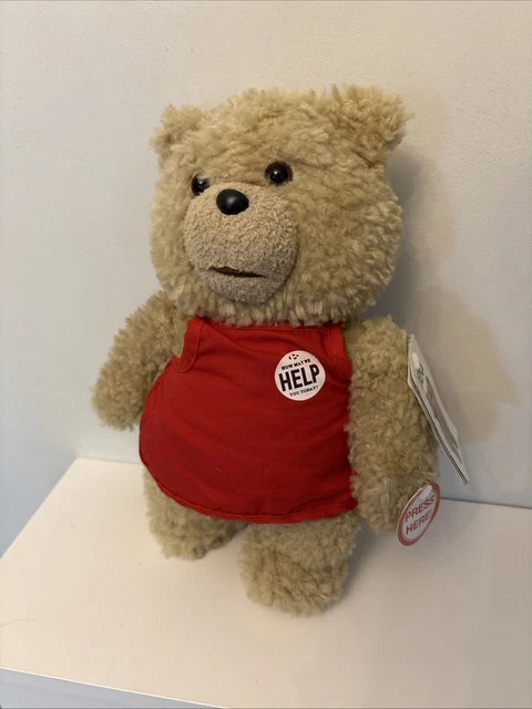 TED MOVIE PLUSH Bear Official Merchandise Talking Fully Working Phrases ...