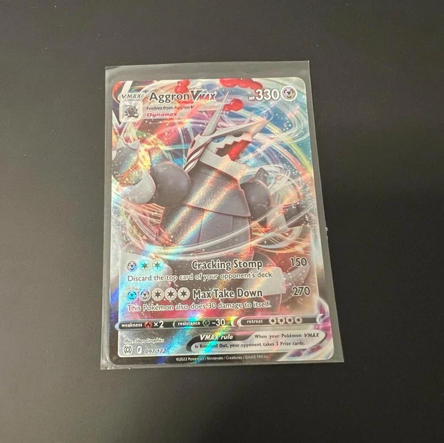 AGGRON VMAX 097/172 Brilliant Stars Pokémon Pokemon Card English Near ...