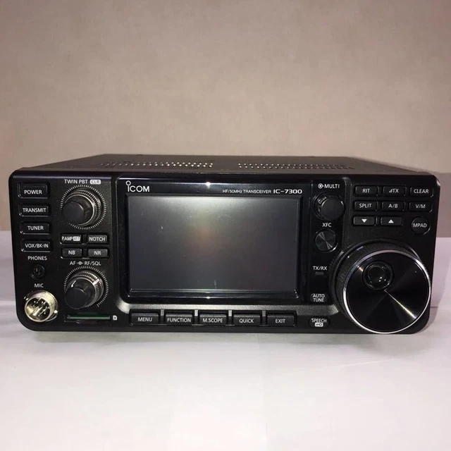 ICOM IC-7300 HF + 50 MHz SSB/CW/RTTY/AM/FM 100W Transceiver Empfänger ...