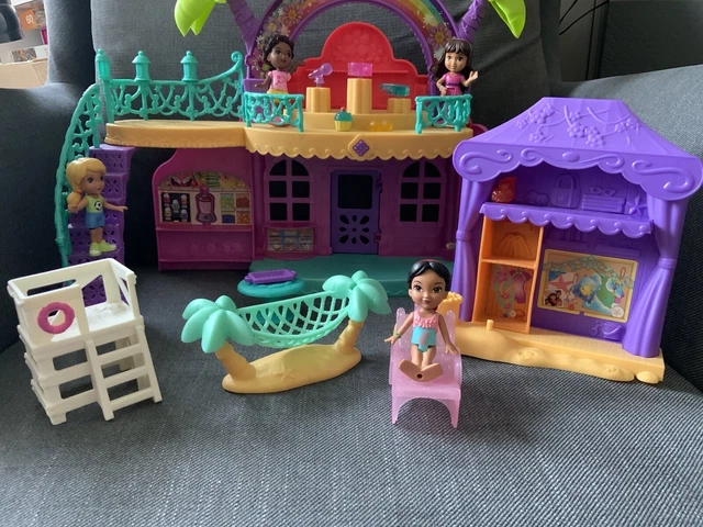 FISHER PRICE DORA The Explorer Cafe Playset & Playa Verde Beach Cabana ...