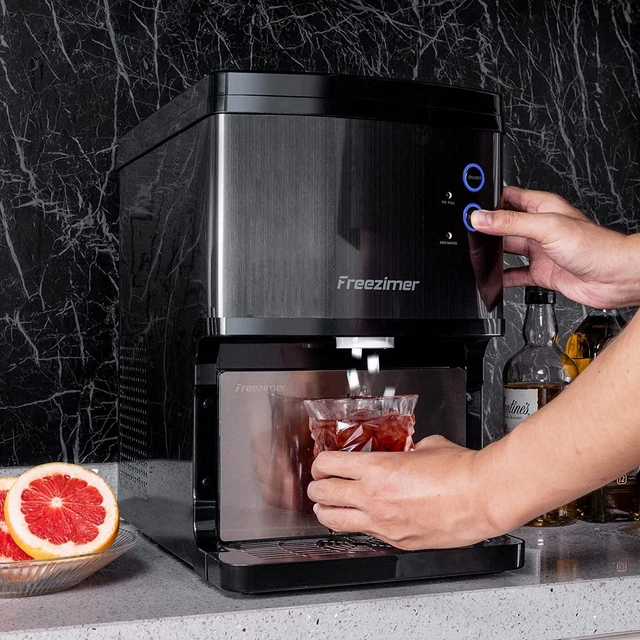 FREEZIMER SMART Nugget Ice Maker Countertop Machine WiFi Connectivity ...