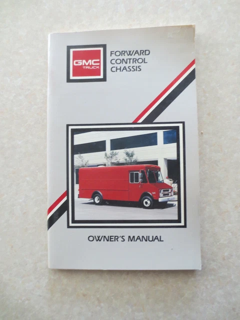 1988 GMC FORWARD Control Chassis truck owners manual - GM USA - - - $40 ...