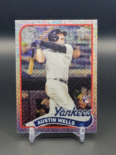 2024 TOPPS SERIES 2 #2T89C-83 Austin Wells pack argent réfracteur Mojo ...