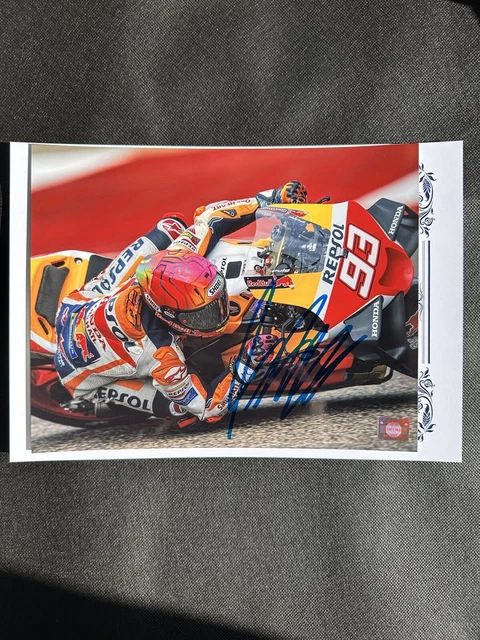 MARC MARQUEZ MOTOGP 93 Photo Autograph 8X10 Hand Signed Original Coa ...